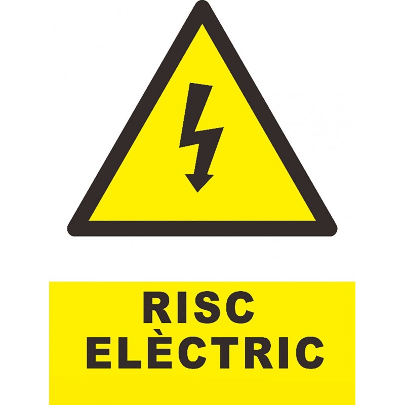 Señal RISC ELÈCTRIC Señal de riesgo - peligro - atención