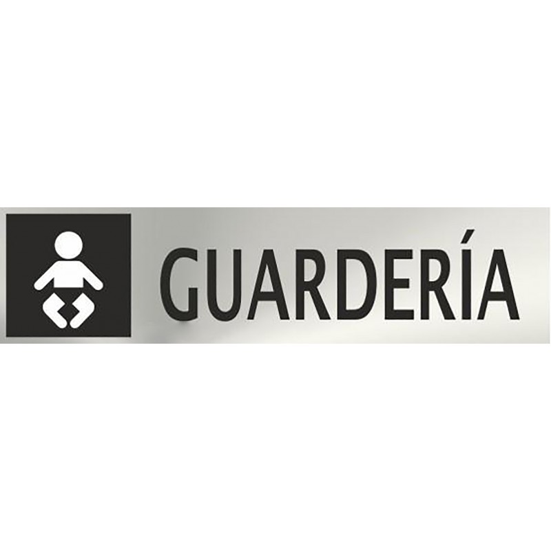 Señal GUARDERÍA - Placa informativa